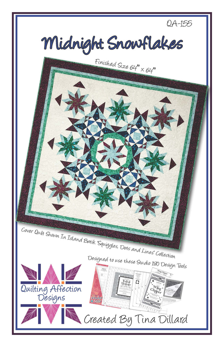 Midnight Snowflake – Quilting Affection Designs