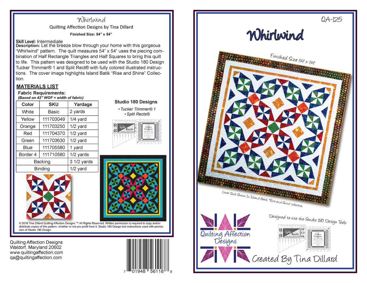 Whirlwind – Quilting Affection Designs