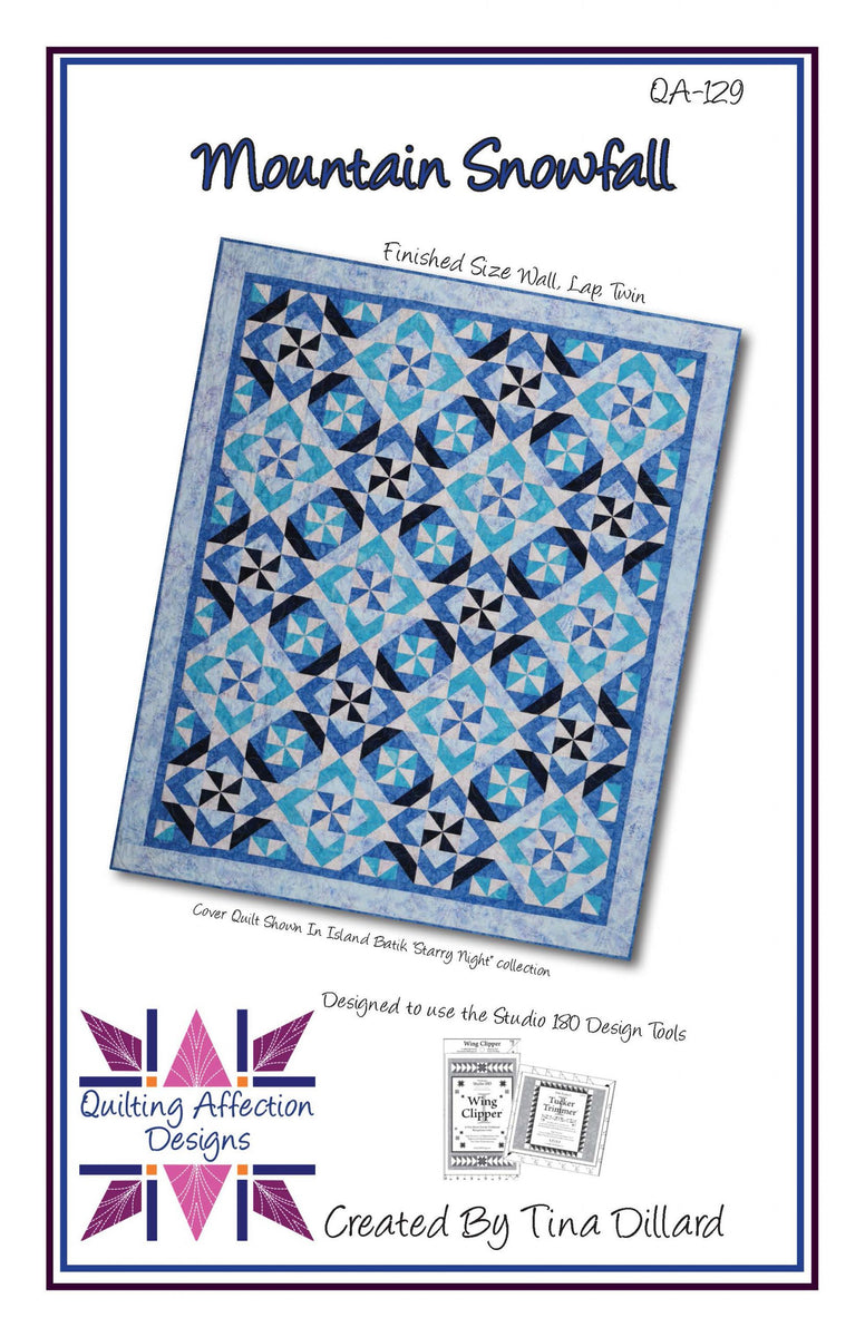 Mountain Snowfall – Quilting Affection Designs